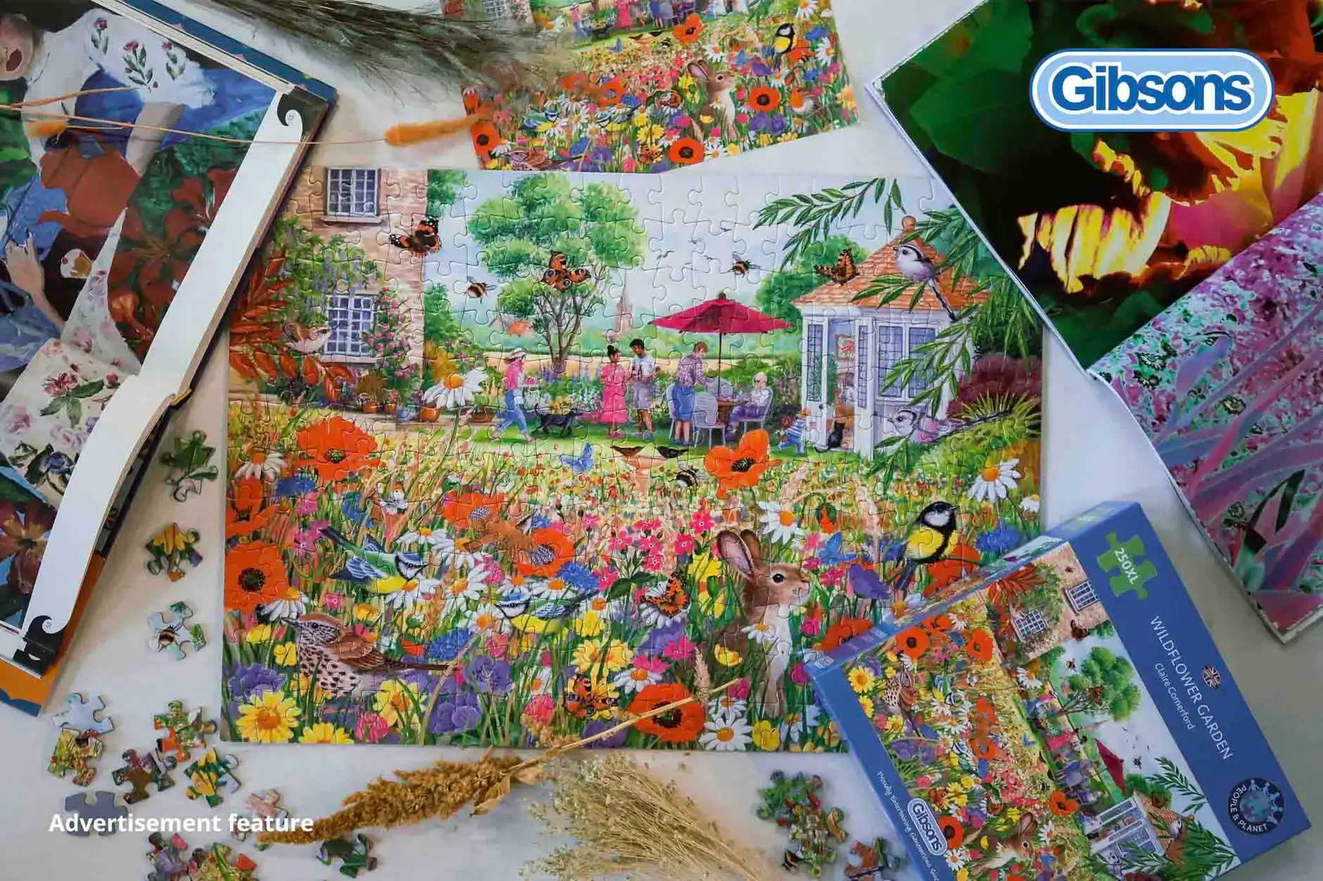 Win four garden-inspired puzzles from Gibsons, worth over £75